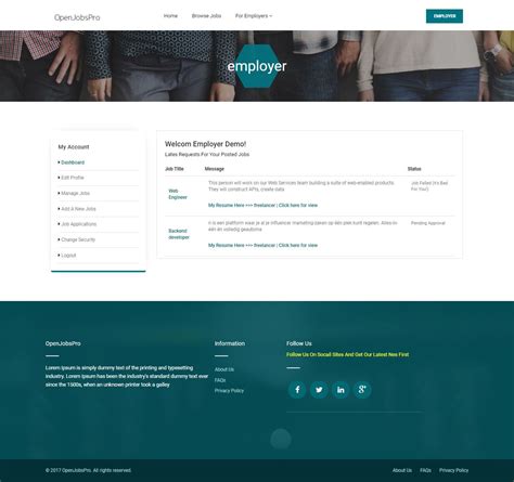 openjobspro online job portal script by mimaxgroup codester