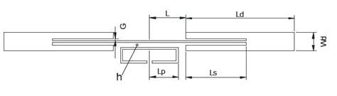 Layout Dipole Antenna With Cps Matching Download Scientific Diagram