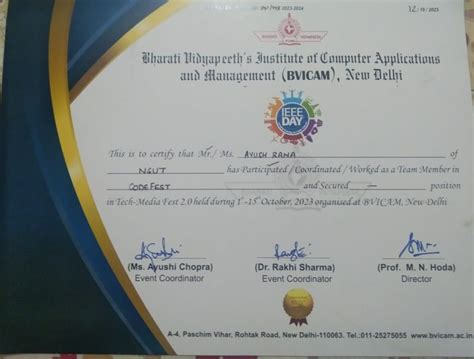 Ayush Rana On Linkedin Ieee Bvicam Codefest23