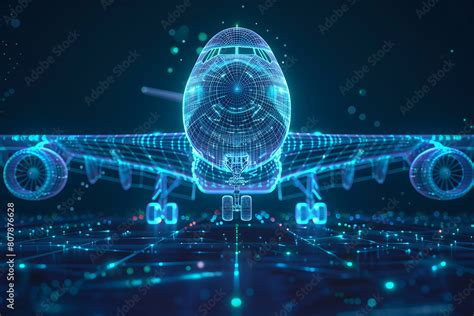 Experience A Mesmerizing Wireframe Visualization Against A Radiant