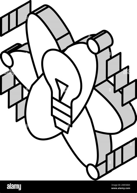 Idea And Realization Neural Network Isometric Icon Vector Illustration Stock Vector Image And Art