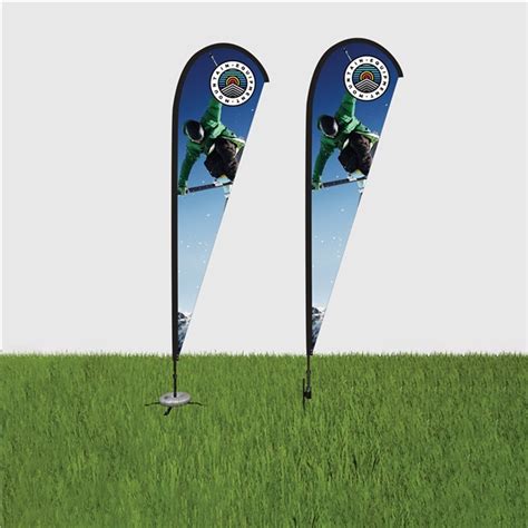 Promotional Displaysplash 15 Double Sided Custom Teardrop Flag