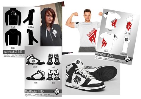 A Small Selection Of Sportswear I Designed For A New Brand Mackentosh Sportswear Design Brand