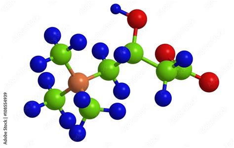 ภาพประกอบสต็อก Molecular Structure Of L Carnitine Vitamin B20 ภาพ