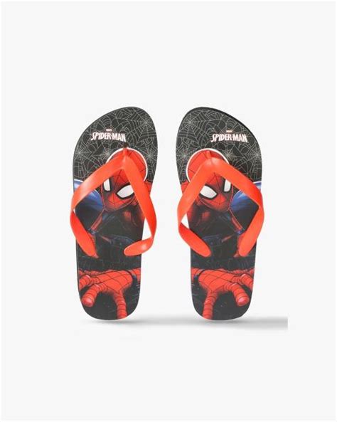 Buy Spider Man Print Thong Strap Flip Flops Online At Best Prices In India Jiomart
