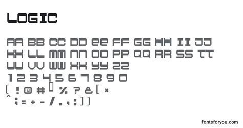 logic font download free online generator