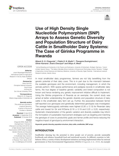 Pdf Use Of High Density Single Nucleotide Polymorphism Snp Arrays To Assess Genetic