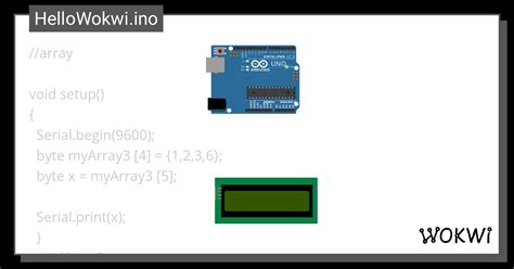 Array Wokwi Esp32 Stm32 Arduino Simulator