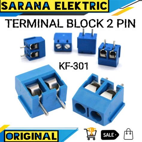 Jual TERMINAL BLOCK PCB KF-301 2PIN BIRU KF301 2 PIN 3P 4P KF 301 3 PIN ...
