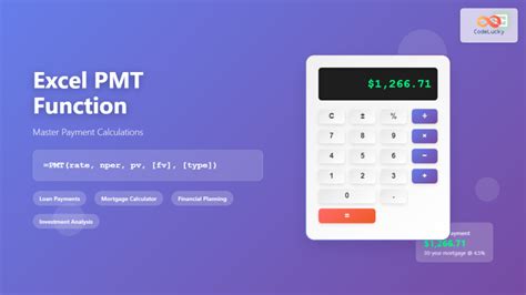 Excel Ppmt Function Complete Guide To Principal Payment Calculations Codelucky