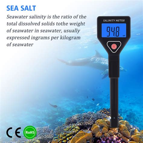 Portable Salinity Meter Salinometer Halometer Seaw Grandado
