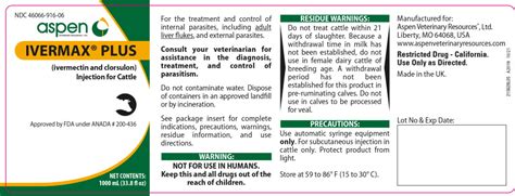 Ivermax® Plus Ivermectin And Clorsulon Injection For Cattle