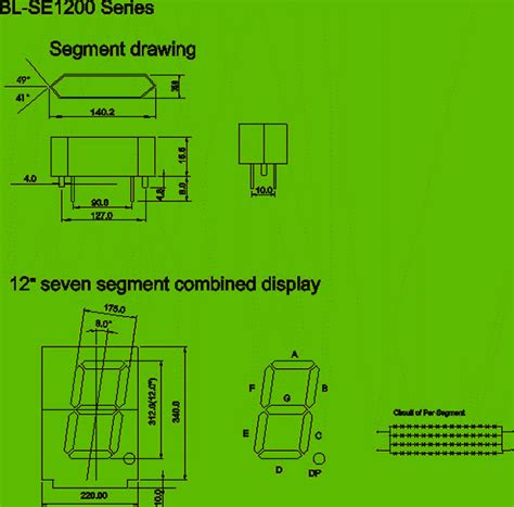 Inch Single Big Digit Segment Display