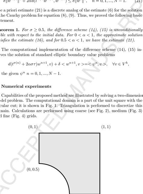 Computational Domain Ω Download Scientific Diagram