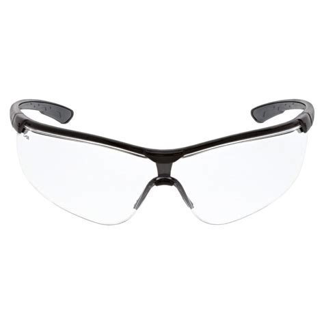 Mcr Safety Klondike Kd7 Safety Glasses With Black Frame And Clear Lens