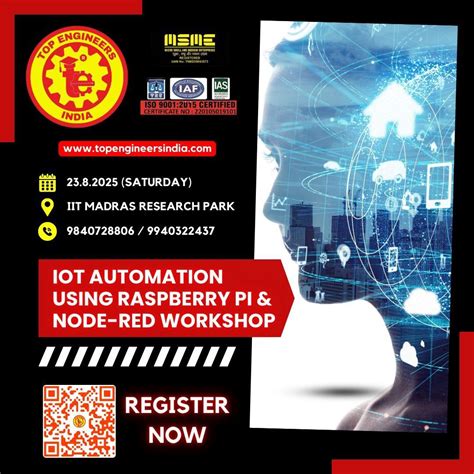 Iot Automation Using Raspberry Pi And Node Red Workshop 2025 Top Engineers Workshop Chennai