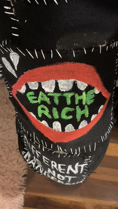 Heres My Patch Pants Not Crust Pants Rpunkfashion