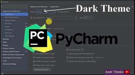 How To Set Dark Theme On Pycharm Ide Youtube