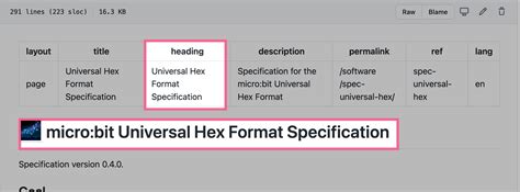 a11y spec pages have two h1 tags · issue 276 · microbit foundation dev docs · github
