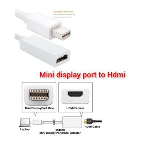 Mini Dp To Hdmi Converter Computers Tech Parts Accessories Cables Adaptors On Carousell