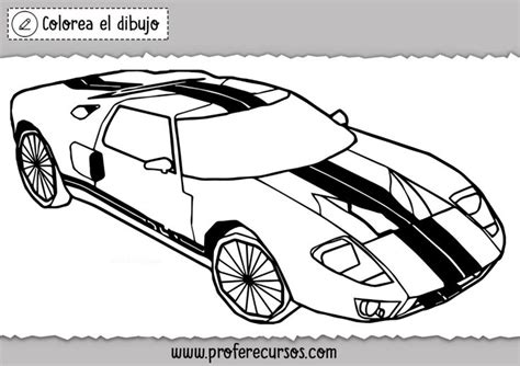 Dibujos Para Colorear Carros Deportivos Dibujos Para Colorear