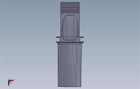 Lm2500喷气发动机高压涡轮叶片 1 Solidworks 2008 模型图纸免费下载 懒石网