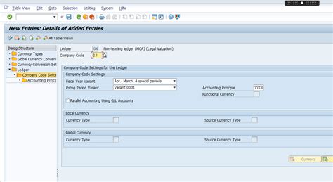 Solved Company Codes Settings For The Local Ledger Sap Community