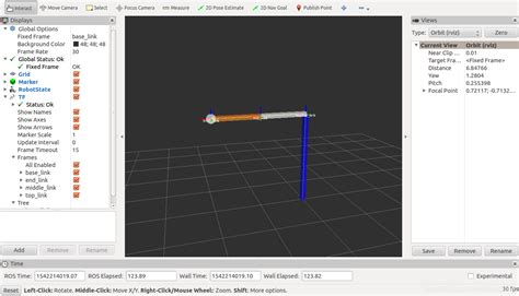 Ros Urdf二 控制urdf机械臂模型运动：解决urdf模型不随jointstates运动问题人工智能开心洋葱网