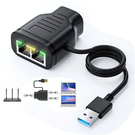 Ethernet Splitter High Speed Either Network Splitter Dual