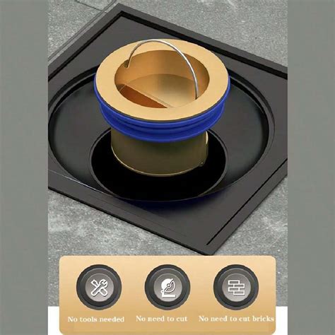 Gravity Drain Core Bathroom Is Equipped With A Floor Drain Which Is