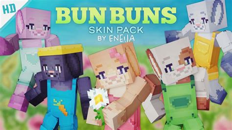 Bun Buns Hd By Eneija Minecraft Skin Pack Minecraft Bedrock