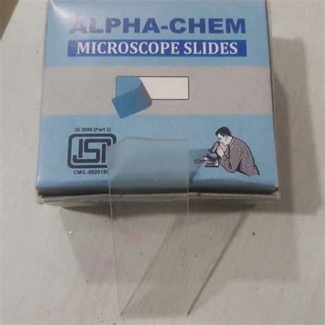 Alpha Chem Microscope Slide For Histopathology Size 76x26mm At ₹ 35