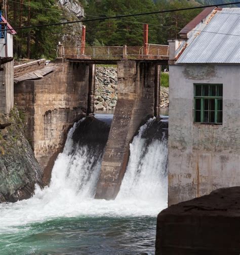 Premium Photo Old Hydroelectric Power Station On The River Chemal