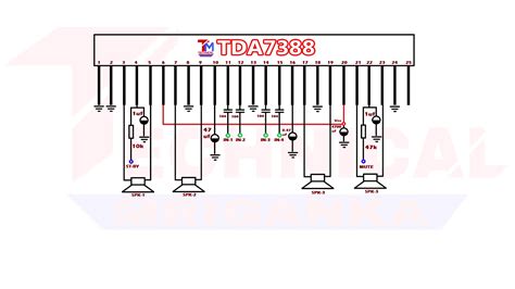 Tda 7377 Ic Circuit Diagram Tda7377 Schematic Amplifier 35w