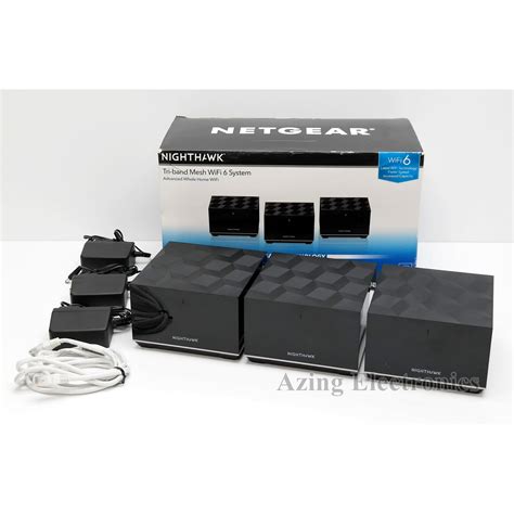 Pre Owned Used NETGEAR Nighthawk MK AX Tri Band Whole Home Mesh WiFi System Walmart Com