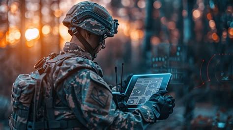 Tecnología De Ia En El Ejército Operador Analítico De Guerra