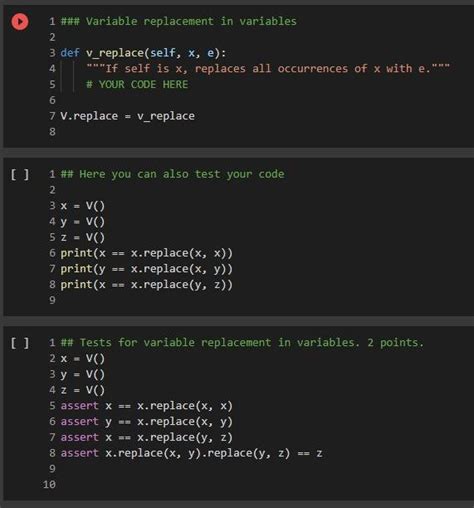 Solved 4 1 Variable Replacement In Variables 2 3 Def