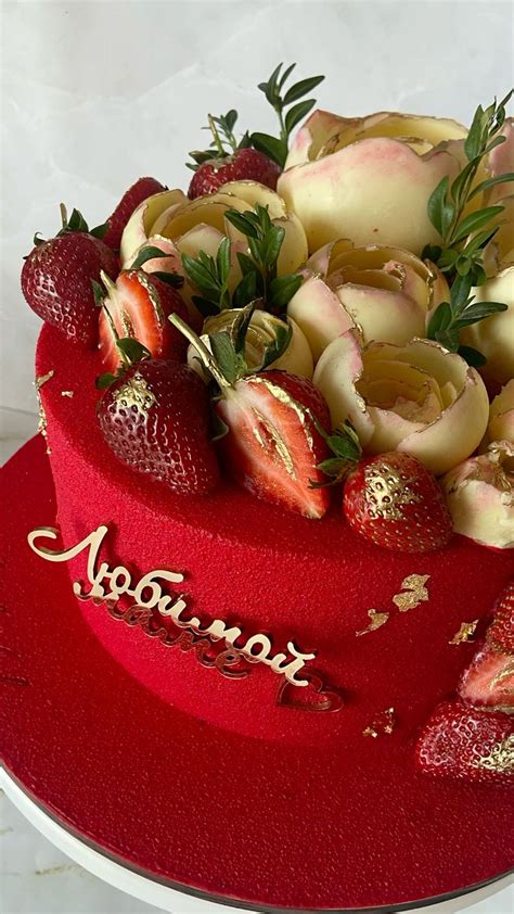 Торт маме на день рождения красный торт торт любимой маме Red Velvet Cupcakes Cake Happy