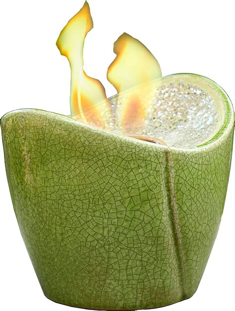 Bird Brains Reflection Firepot Lime Green Outdoor Decor Patio Lawn And Garden