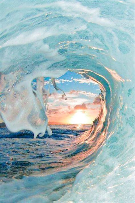 Aesthetic Wallpaper Ocean Wave Sunset