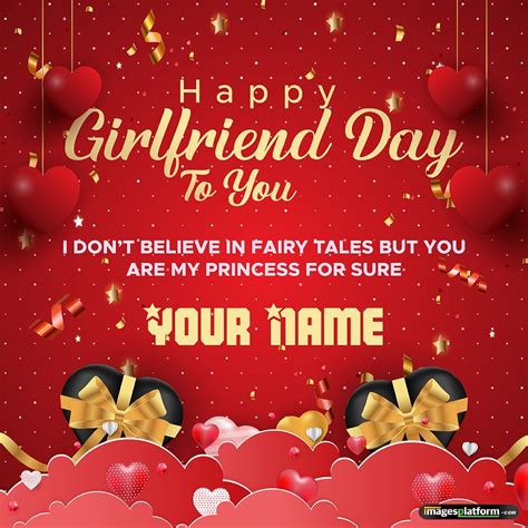 Romantic Greeting Card To Send On National Girlfriend Day