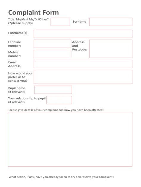 Fillable Online How To Write An Email Complaint In Steps With Example Fax Email Print