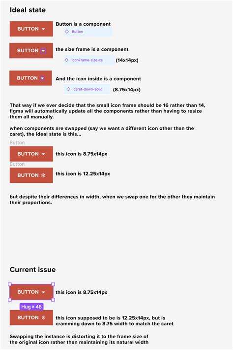 Instant Swap Property Distorts Nested Component Aspect Ratio When The Two Instances Arent The