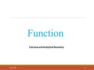 Inverse Function Calculus And Analytical Geometry PPT