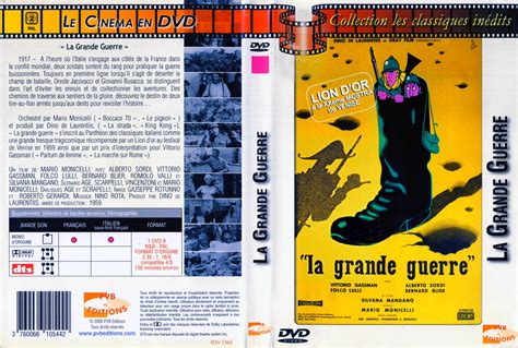 Jaquette Dvd De La Grande Guerre Cinéma Passion