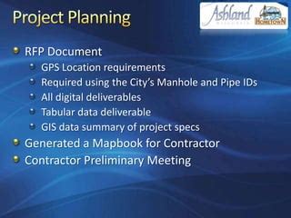 Integrating Sanitary Televising Data With Utility GIS Data PPTX