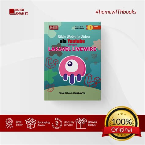 Book To Make Youtube Video Websites With Laravel Livewire Bonus Source Code Lokomedia Shopee