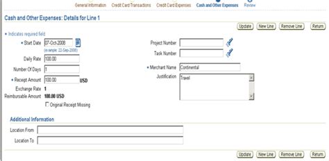 Oracle Iexpense Reports