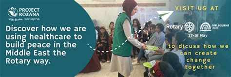 Project Rozana At Ri Convention Rotary Club Of Sydney Inc