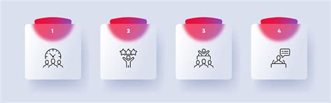 직원 설정 아이콘입니다 워크 플로 전세계 대리자 행성 온라인 부하 직원 별 평가 관리 성취 피드백 작업 사업 개념입니다 유리 형성 Championship에 대한 스톡 벡터